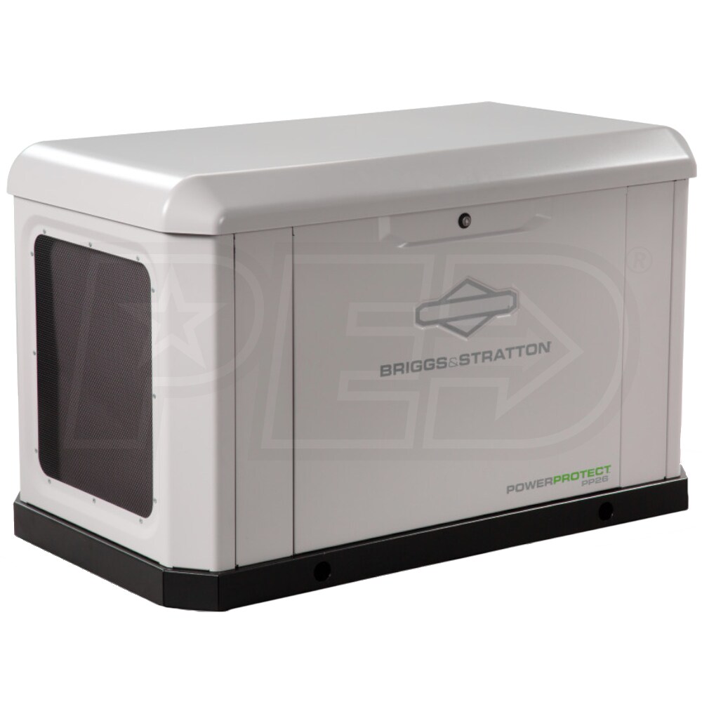 Briggs & Stratton 040802 Power Protect™ PP26 - 26/24kW LP/NG Standby ...