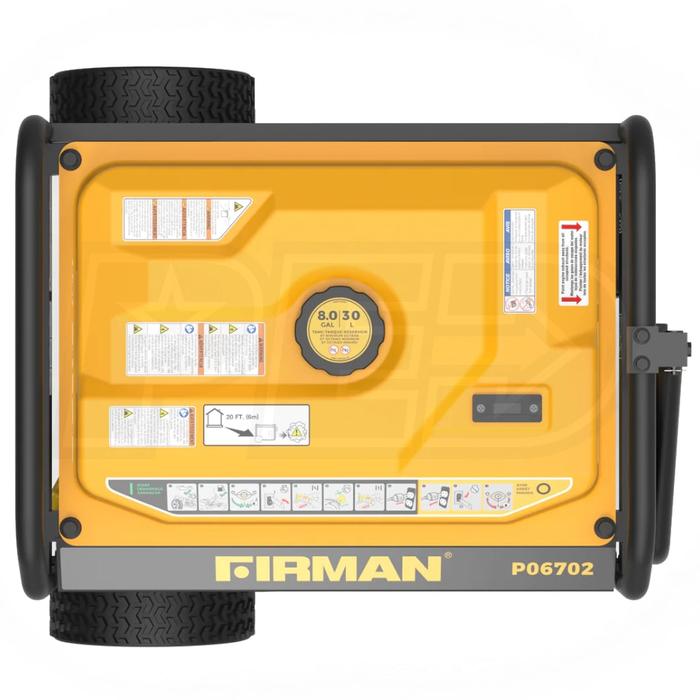 Firman Generators P06702 Firman - Performance Series 6700 Watt Portable ...