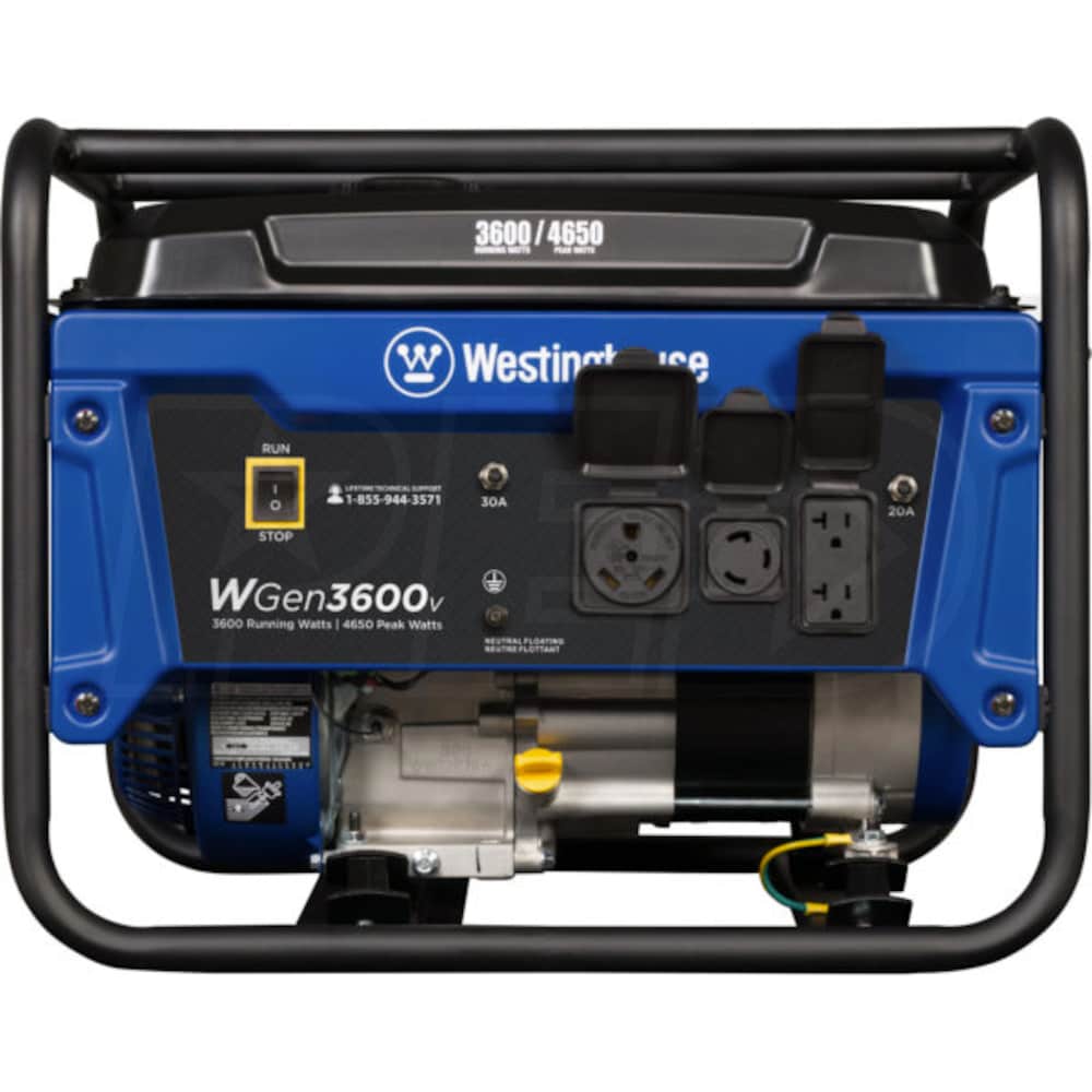 Westinghouse WGEN3600V - 3600 Watt Portable Generator w/ RV Outlet CARB