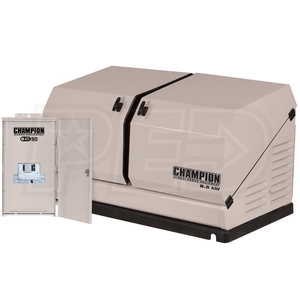 Champion 100177 8.5kW Standby Generator System 50-Amp 12-Circuit ATS