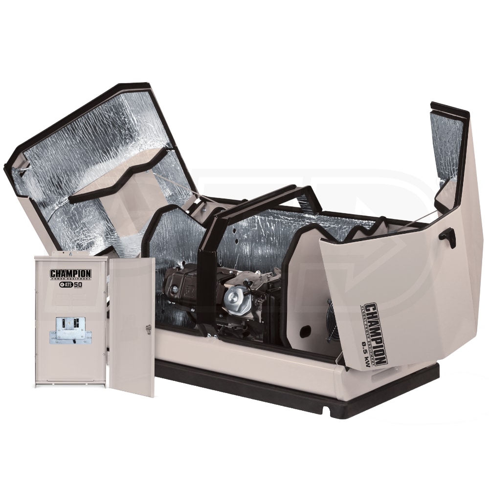 Champion 100177 8.5kW Standby Generator System 50-Amp 12-Circuit ATS