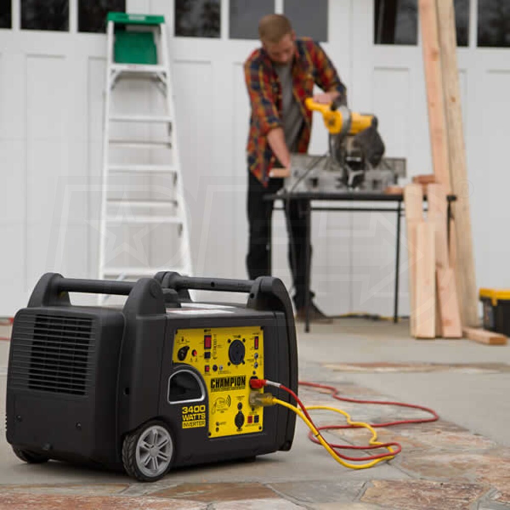 Champion EGD-100263-KIT 100263 - 2 3100 Watt Dual Fuel Electric Start ...