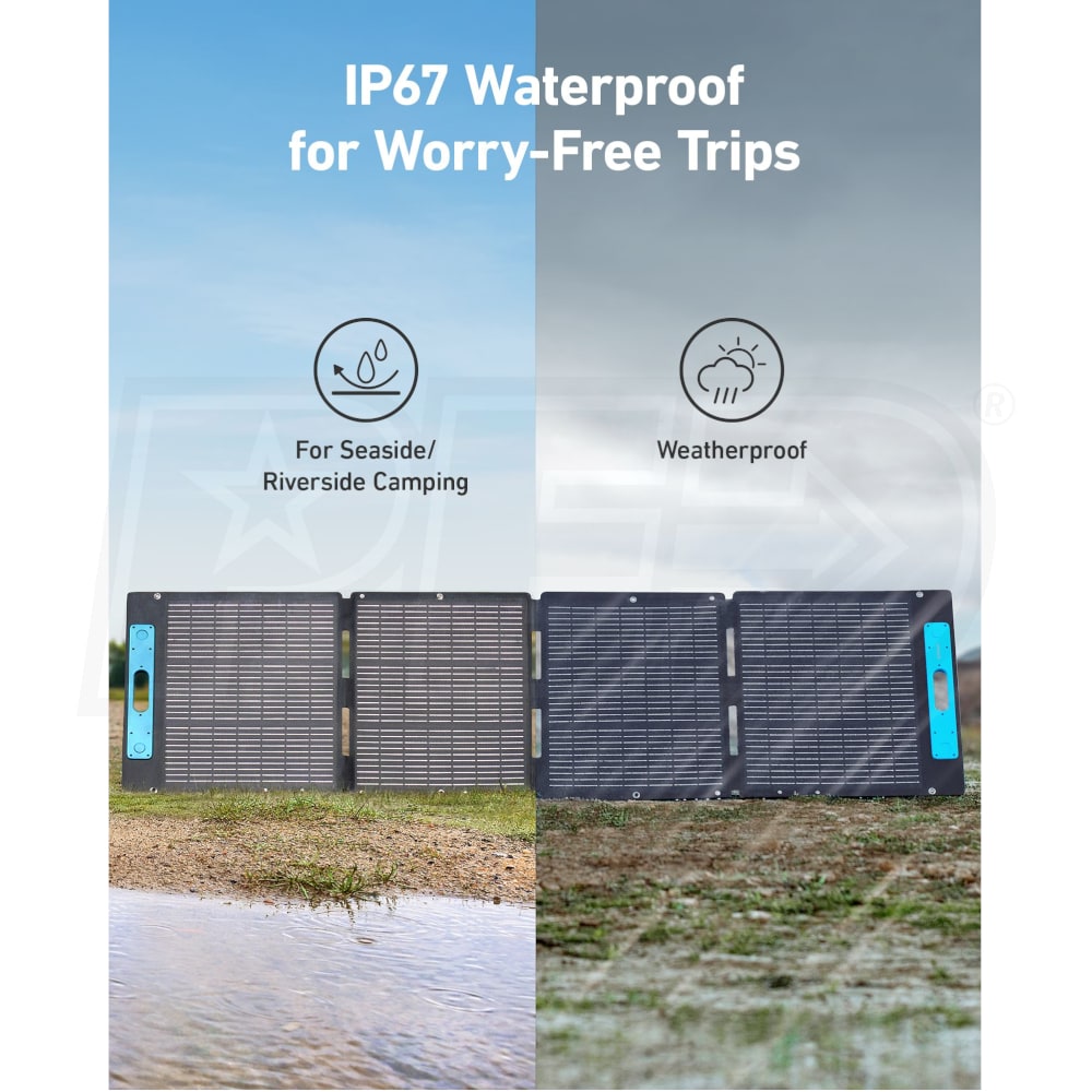 Anker SOLIX A2432 Anker 531 - 200-Watt Folding Solar Panel For Power ...