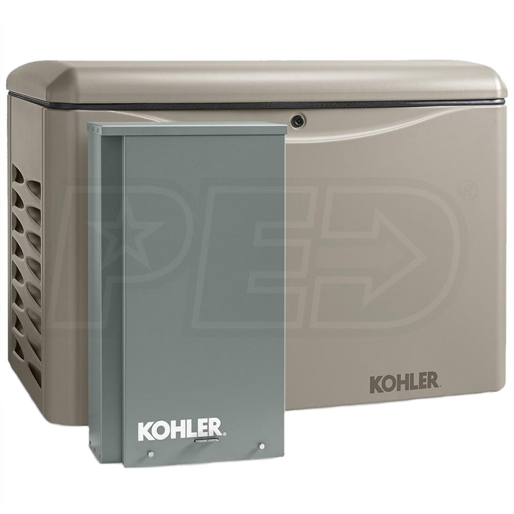 Kohler 14RCAL-200SELS 14kW Aluminum Standby Generator 200A Service ...