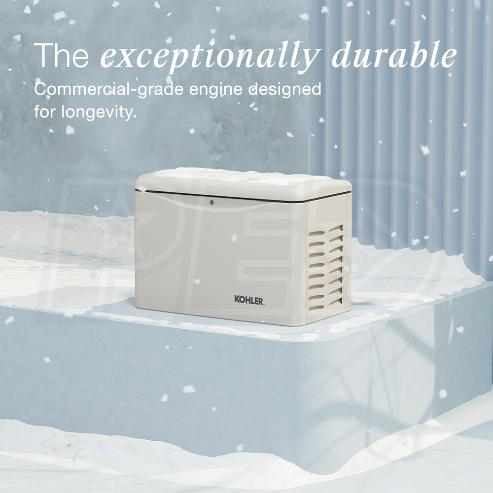 Kohler 26RCA-QS2 22kW Aluminum Standby Generator 120/208V 3-Phase