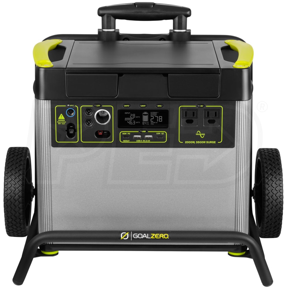 Goal Zero 44380 YETI® 3000X Lithium Solar Generator Portable Power ...