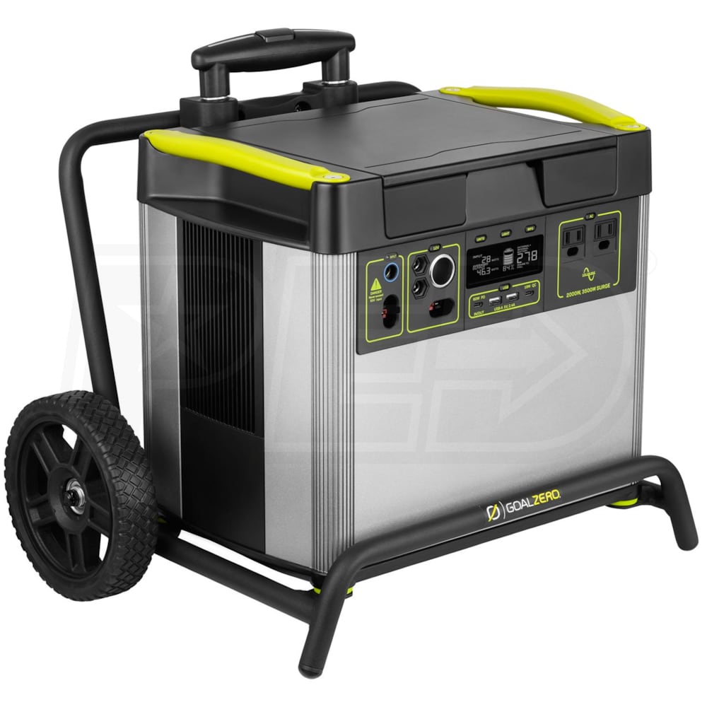 Goal Zero 44380 YETI® 3000X Lithium Solar Generator Portable Power ...