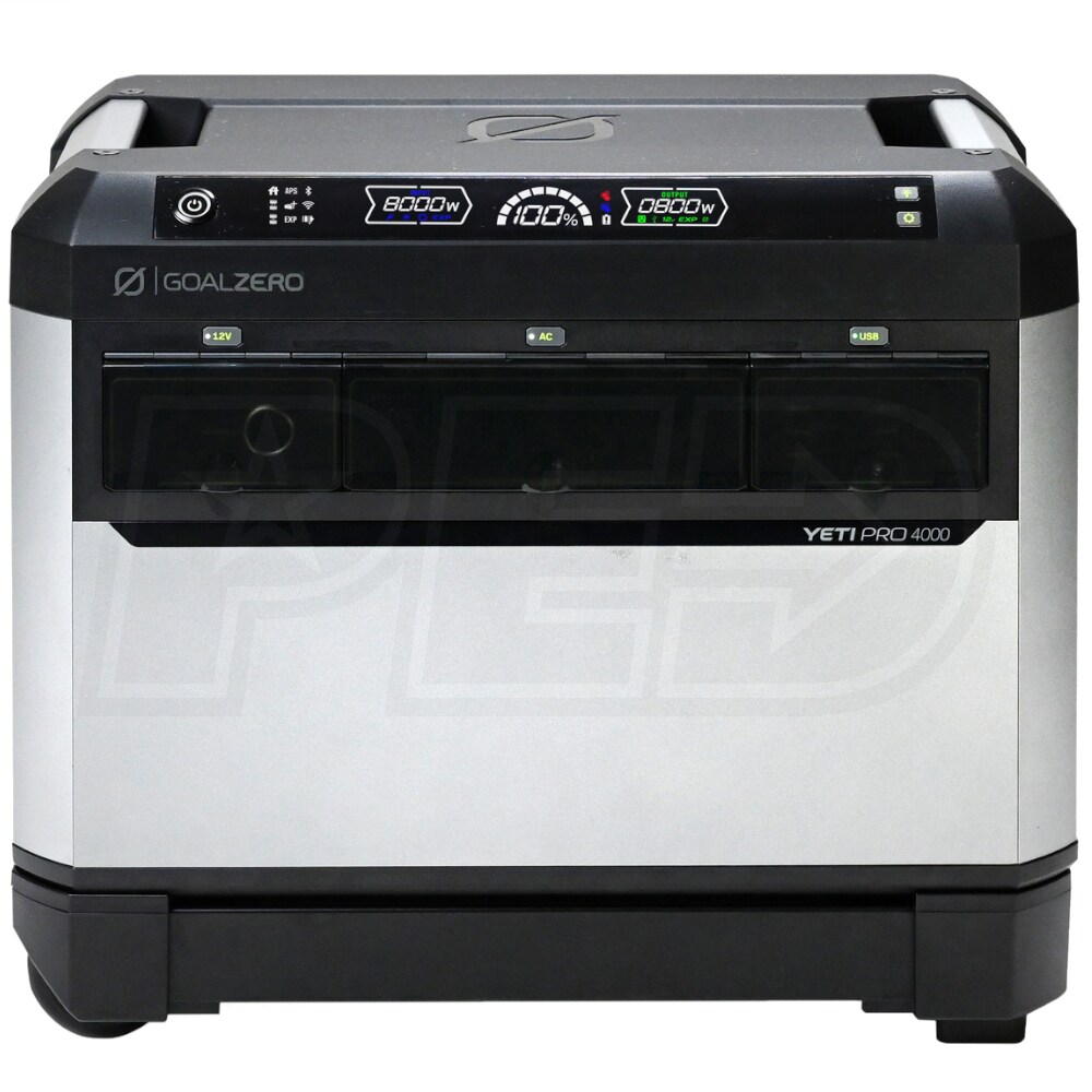 Goal Zero 44571 Yeti PRO 8000 - 7988Wh Solar Generator Portable Power ...