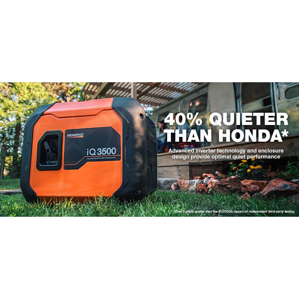 Generac EGD-IQ3500-KIT iQ3500 - 2 3000 Watt Ultra-Quiet Electric Start ...