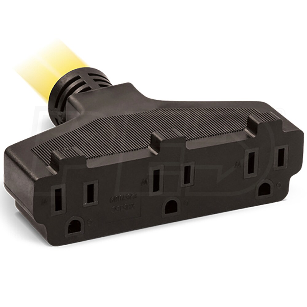 Champion 48034 - 30-Amp 3-Prong 25-Foot Convenience Cord w/ 3 20-Amp ...