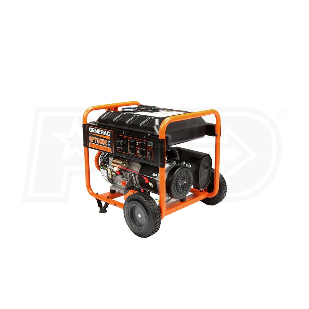 Generac GP7500E 5943 - 7500 Watt Electric Start Portable Generator