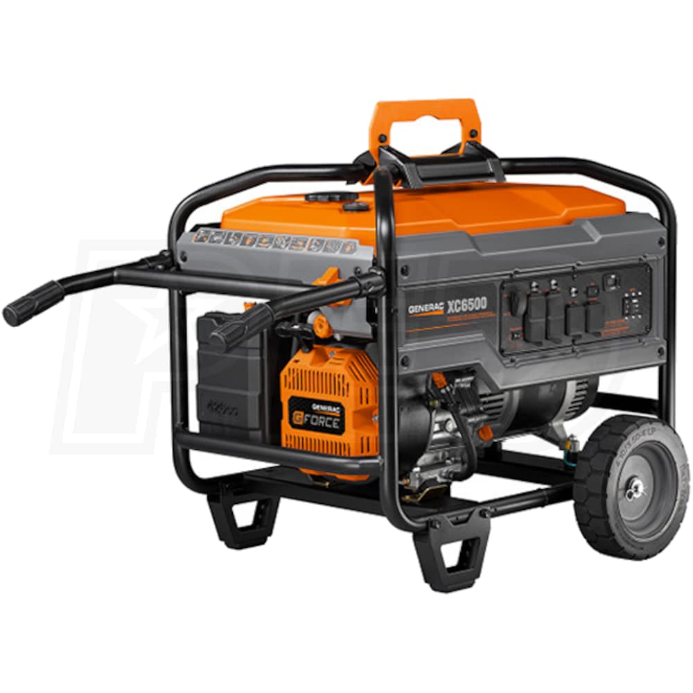 Generac 6824-0 XC6500 - 6500 Watt Professional Portable Generator CARB
