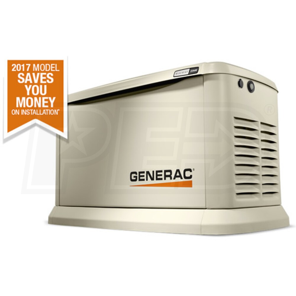 Generac Guardian EGD-70422-RTSW400A3 ® 22kW Aluminum Standby Generator ...