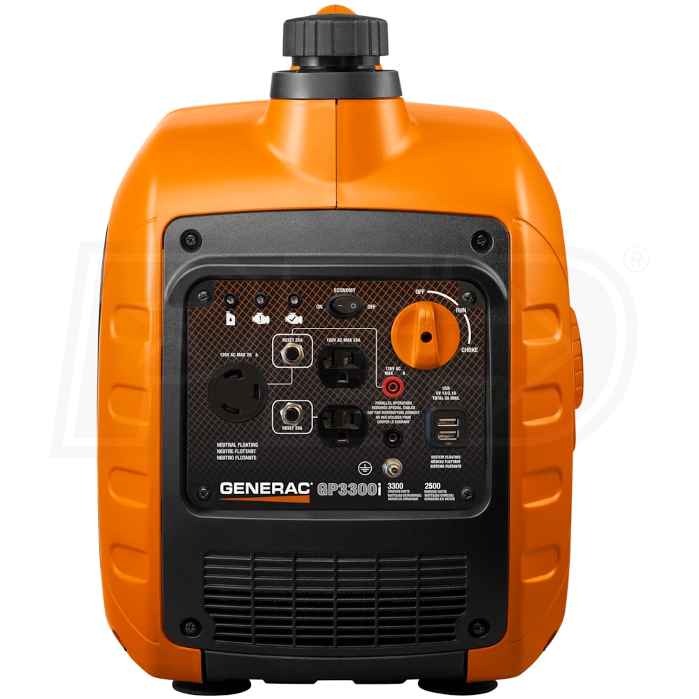 Generac 7154 GP3300i - 2500 Watt Portable Inverter Generator CARB