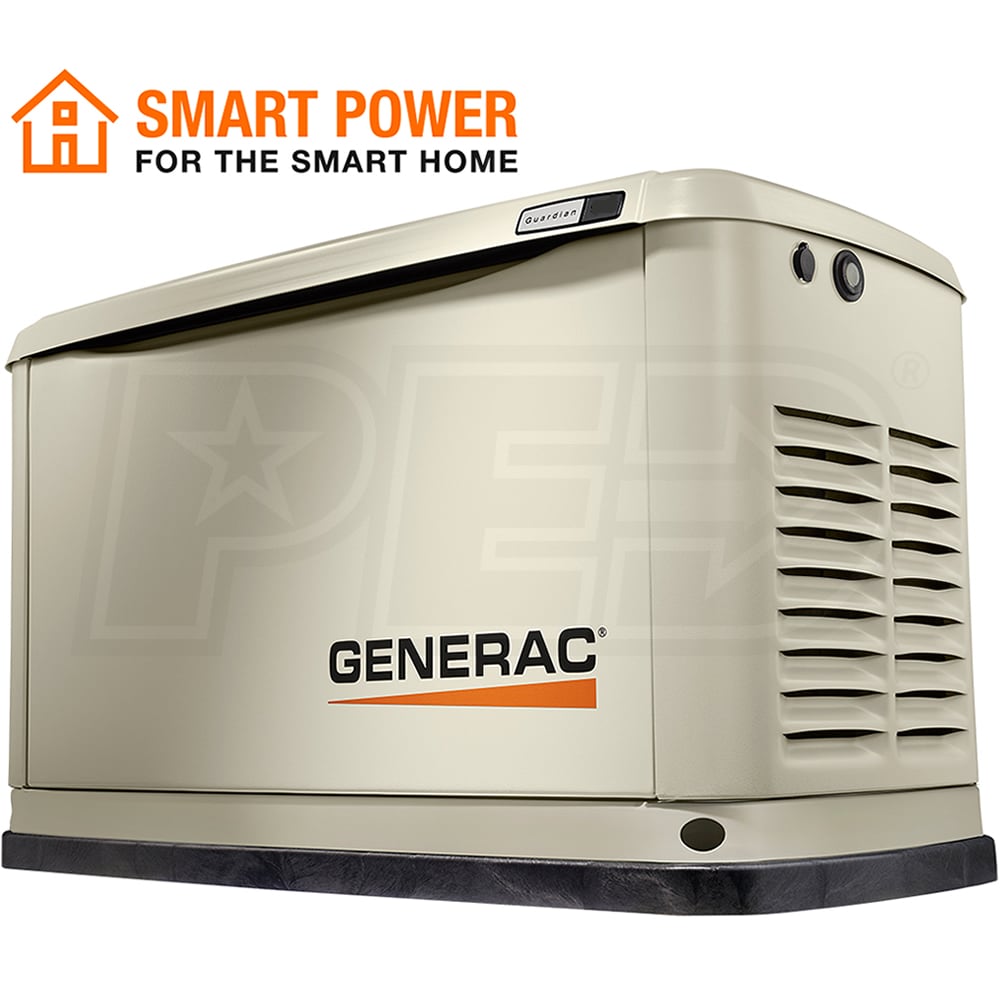 Generac Guardian 7171 ® 10kW Aluminum Home Standby Generator w/ Wi-Fi