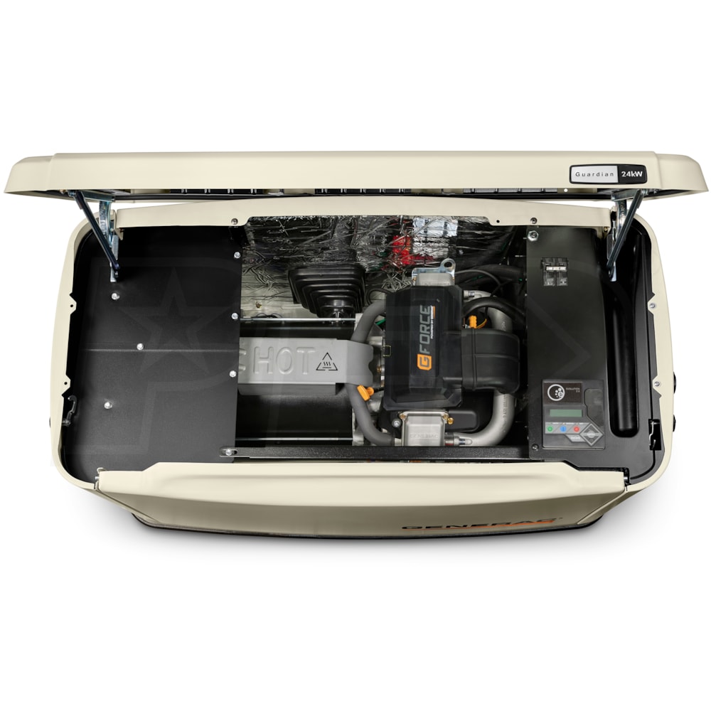 Generac Guardian EGD-7210-KIT-QP ® 24kW Standby Generator System 200A ...