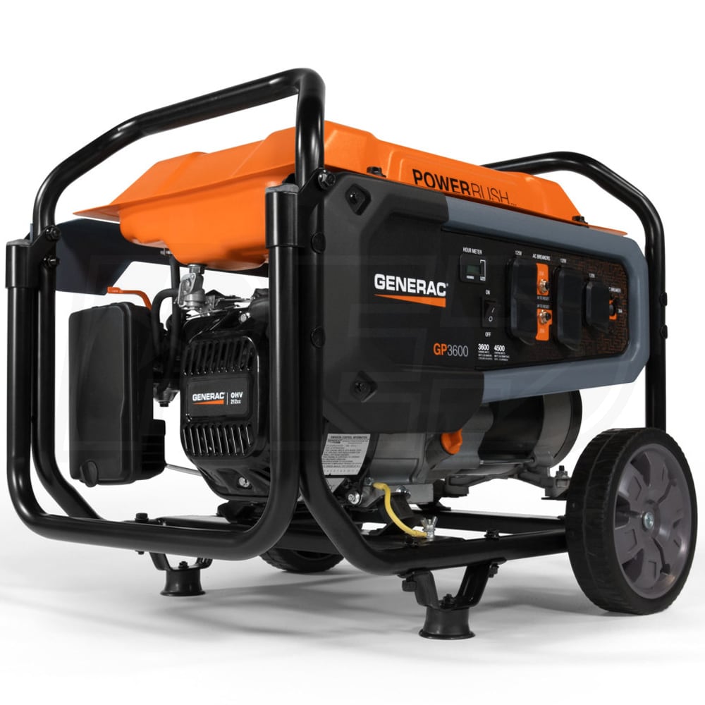 Generac 7677 GP3600 - 3600 Watt Portable Generator 49-State