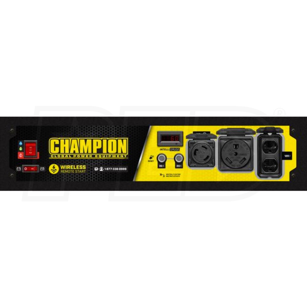 Champion 100558 - 3500 Watt Electric Start Portable Generator w/ RV ...