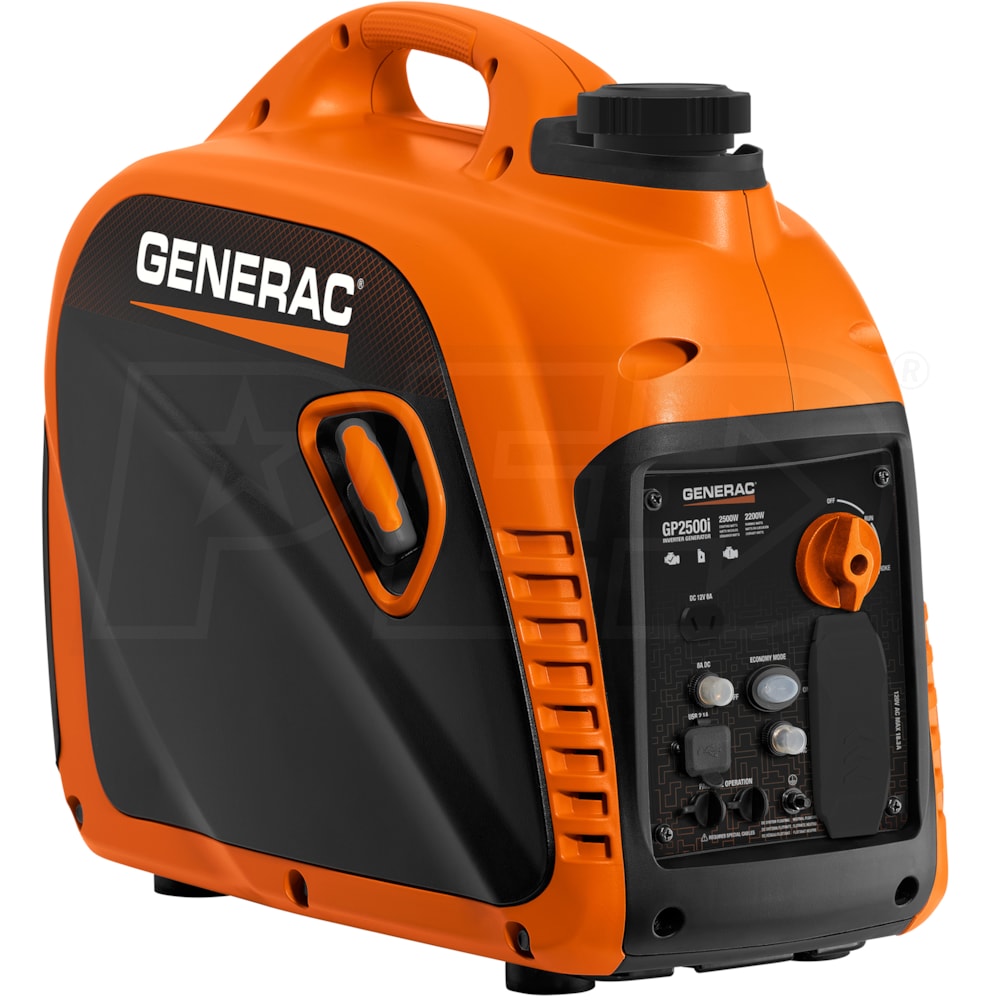 Generac 8250 GP2500i - 2200 Watt Portable Inverter Generator CARB
