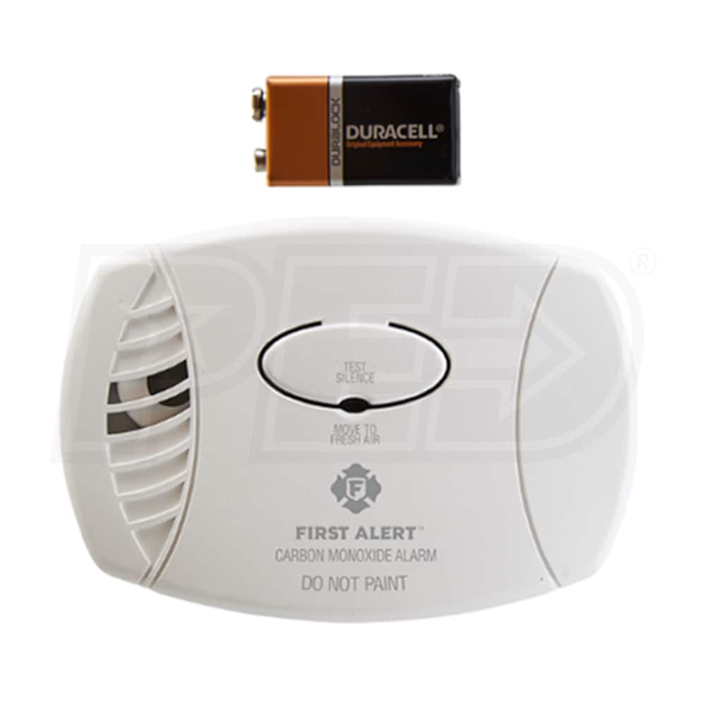 BRK CO605B - Carbon Monoxide Alarm with Battery Backup - Plug-In