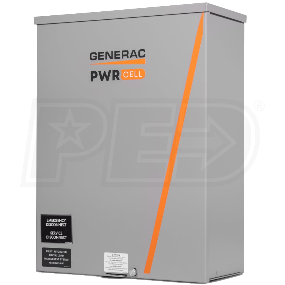 Generac PWRcell CXSW100A301 100-Amp Automatic Smart Transfer Switch w ...