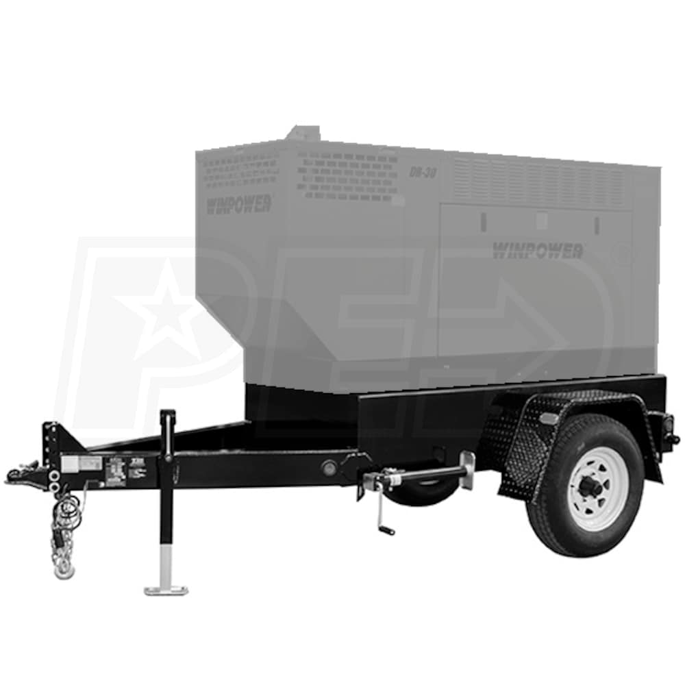 Winco DR45-65-100SAT DR45/65 Single-Axle Trailer w/ 100-Gallon Tank