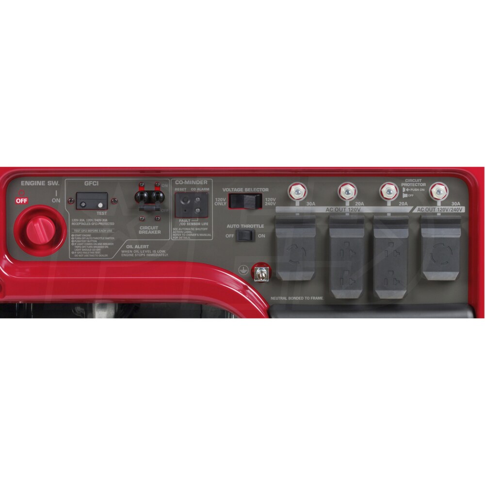 Honda EB5000XK3AN EB5000X - 4500 Watt Portable Industrial Generator w ...