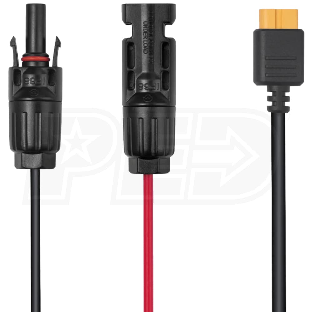 EcoFlow EFMC4-XT60CBL5M MC4 to XT60 Solar Cable For Solar Panels 16'