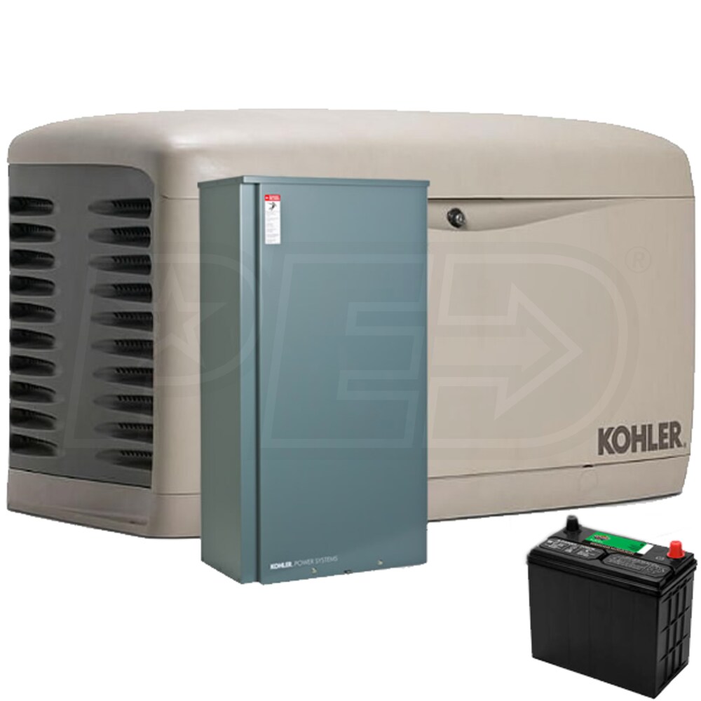 Kohler EGD-20RESCL-200SELS-BATKIT 20RESCL-200SELS 20kW Composite ...