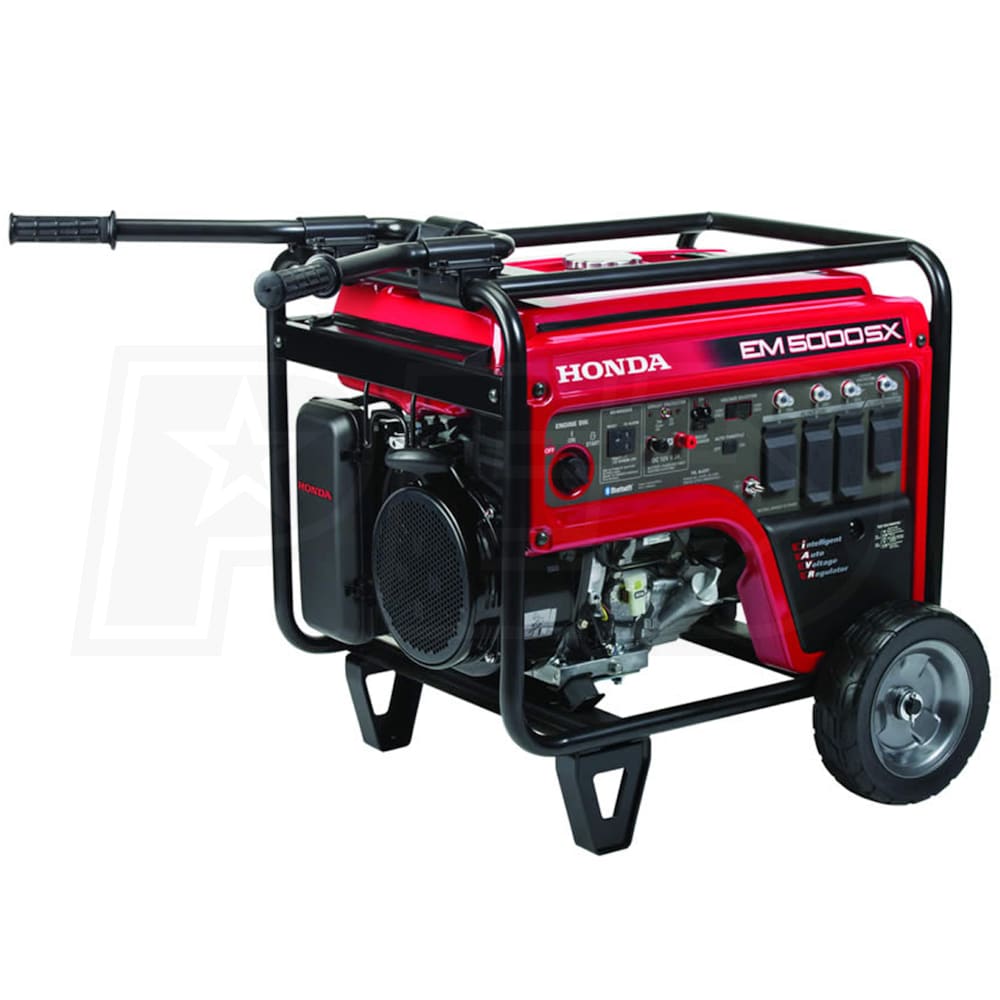 Honda EM5000SXK3AN EM5000SX - 4500 Watt Electric Start Portable ...