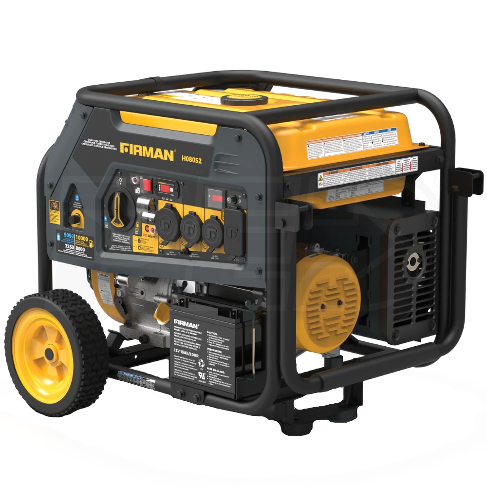 Firman Generators H08052 Firman - Hybrid Series 8000 Watt Electric ...