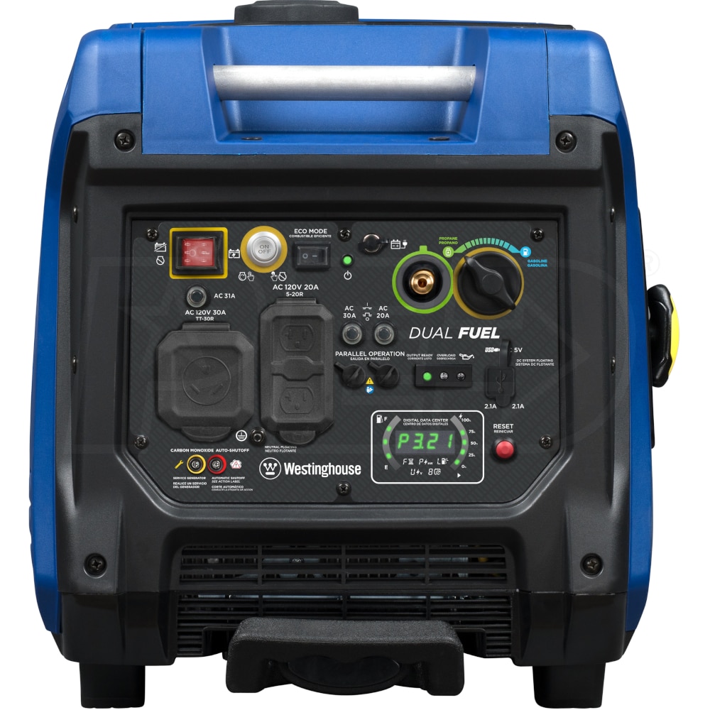 Westinghouse IGEN5000DFC iGen5000DFc - 3,900 Watt Electric Start Dual ...