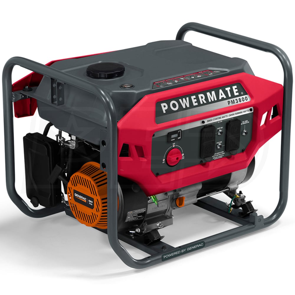 Powermate P0081100 PM3800 - 3000 Watt Portable Generator 49-State