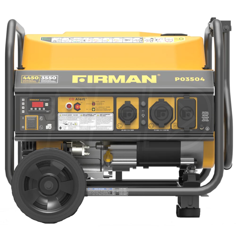 Firman Generators P03504 Firman - Performance Series 3550 Watt Portable Generator w/ RV Outlet ...