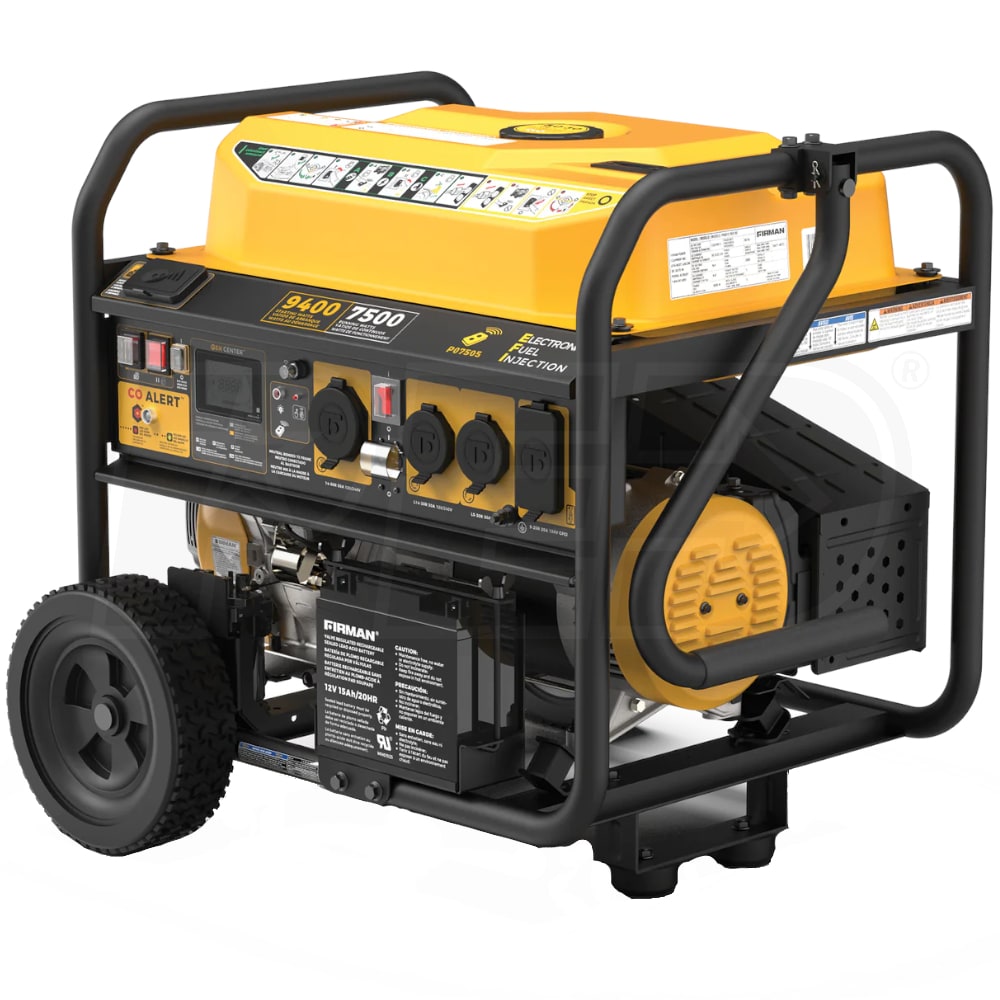 Firman Generators P07505 Firman - Performance Series 7500 Watt EFI ...
