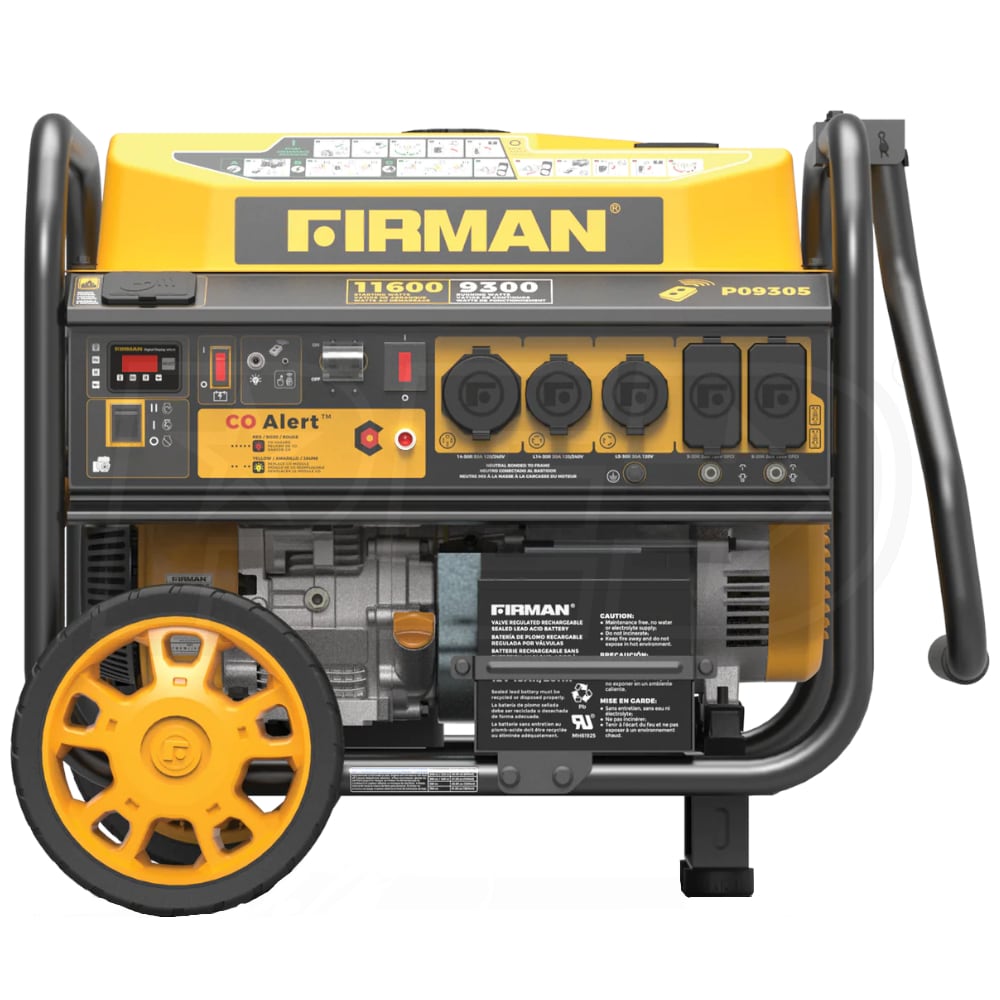Firman Generators P09305 Firman - Performance Series 9300 Watt Electric ...