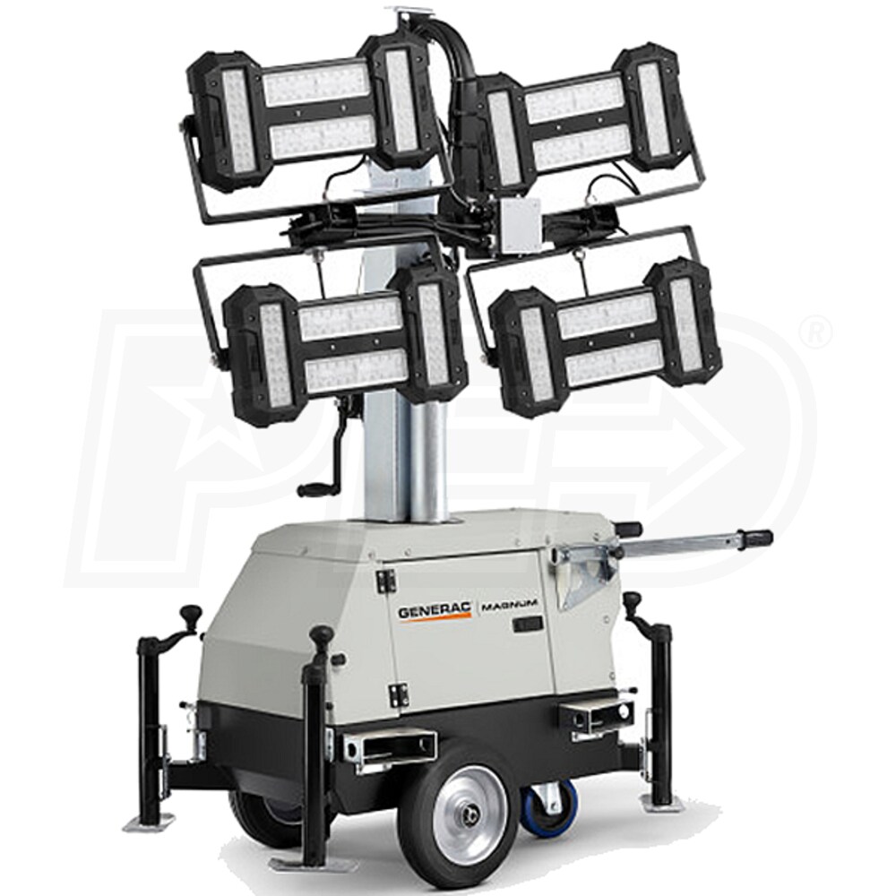 Generac PLT240-STD - LINKTower™ LED Light Tower 120V w/ Manual Winch