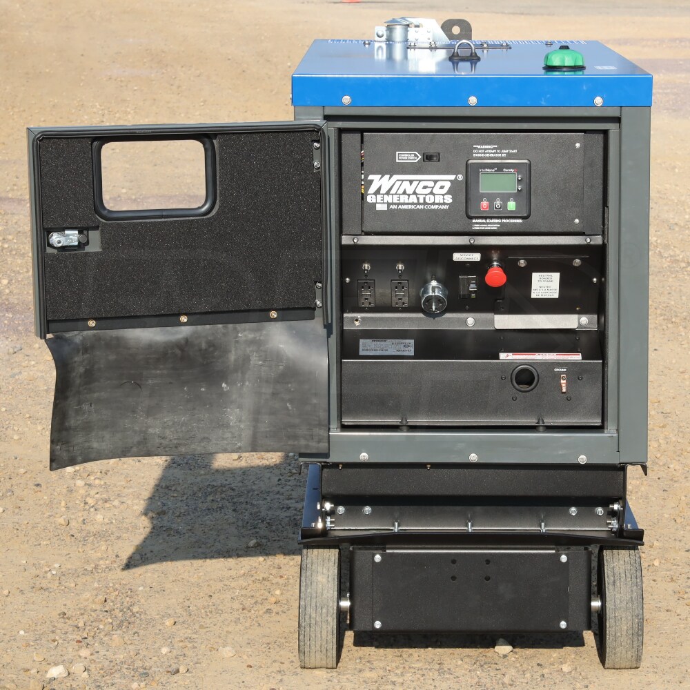 Winco RP15 - 12,500 Watt Electric Start Industrial Diesel Generator CARB