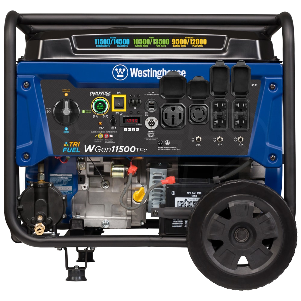 Westinghouse WGEN11500TFC WGen11500TFc - 11,500 Watt Electric Start Tri ...