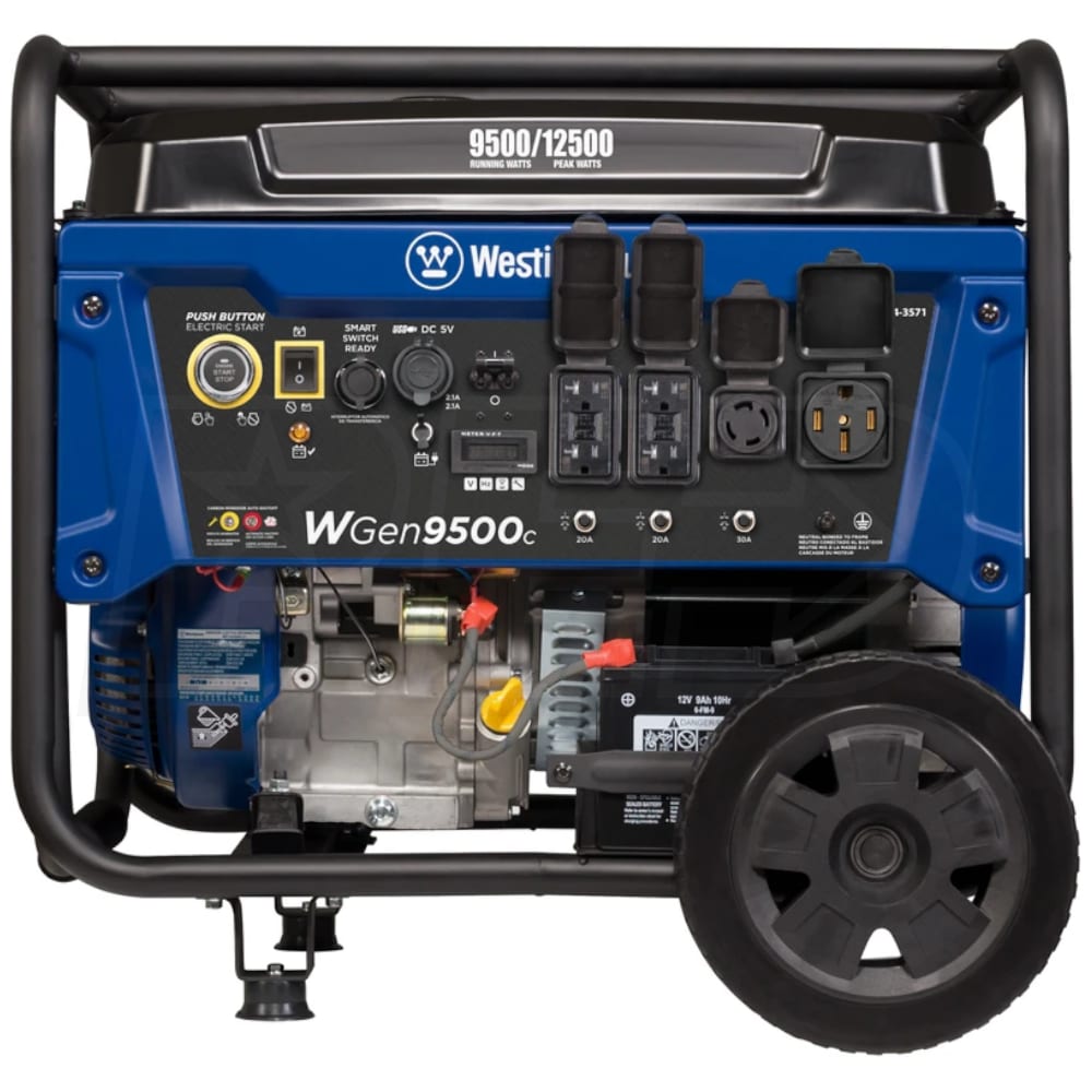 Westinghouse WGEN9500C WGen9500c - 9500 Watt Electric Start Portable ...