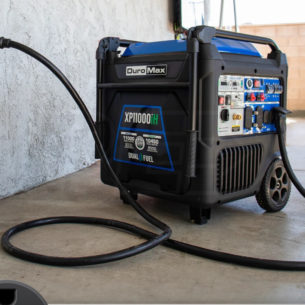 DuroMax XP11000IH XP11000iH - 9,000 Watt Electric Start Dual Fuel ...