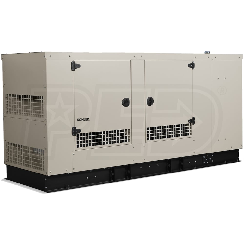 Kohler KG100R-QS - 100 kW Emergency Standby Power Generator Steel 120 ...