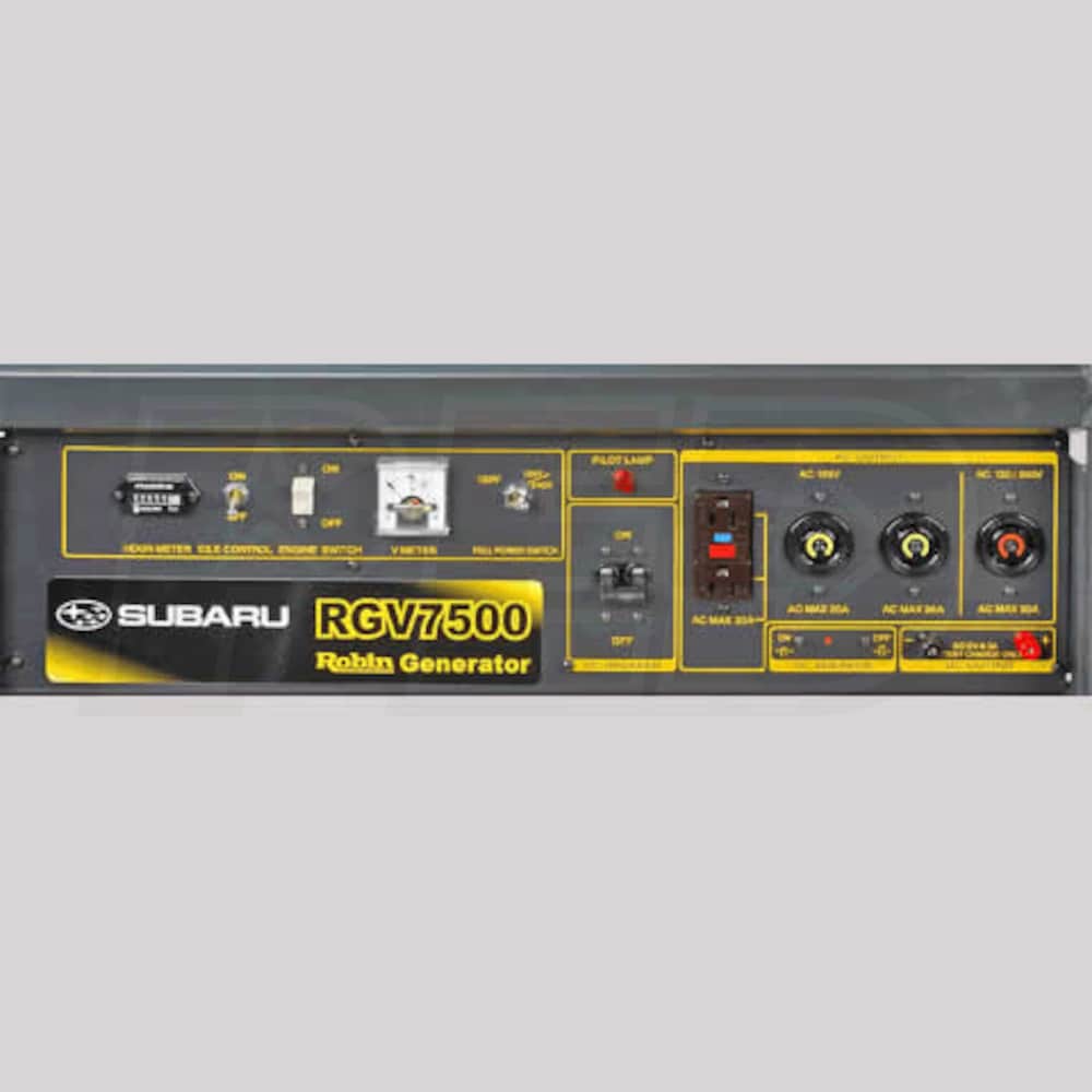 Subaru RGV7500 Robin - 6000 Watt Industrial Portable Generator