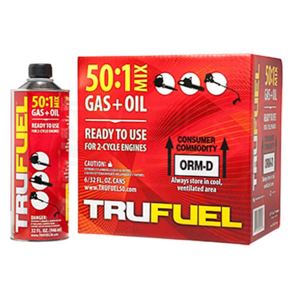 TruFuel 6525638 50:1 Pre-Blended 2-Cycle Fuel 6-Pack