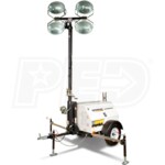 Generac MLT4060K-STD - 6kW Towable Diesel Horizontal Mast Light Tower w/ Kubota Engine & Manual ...