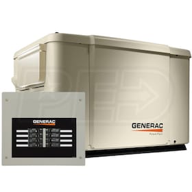 Generac 6519 PowerPact™ 7kW Home Standby Generator System 50-Amp 8 ...
