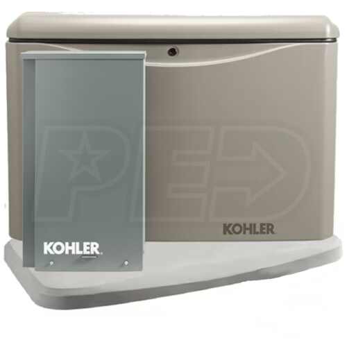 Kohler EGD-26RCAL-200SELS-KIT 26kW Aluminum Standby Generator System ...