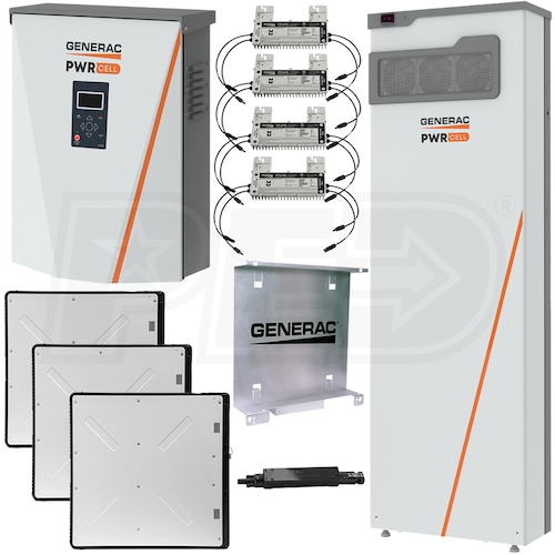 Generac PWRcell EGD-PWRCELL-KIT-A ™ 7.6kW 120/240V Single-Phase ...