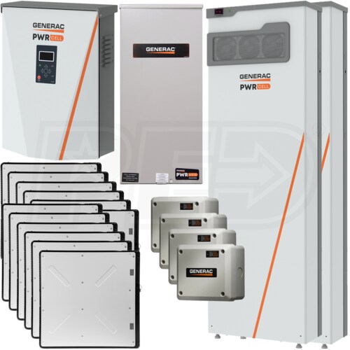 Generac PWRcell PWRCELL-DLX-MWH-KIT ™ 36kWh Deluxe Managed Whole Home ...
