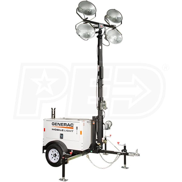 Generac 6794 MLT3060 - 6kW Towable Diesel Light Tower w/ Kubota Engine
